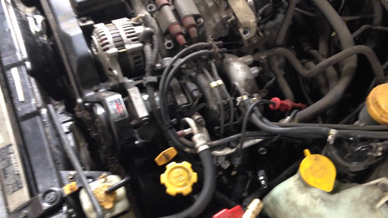 1991 subaru legacy EJ22 overheating problem diagnosed