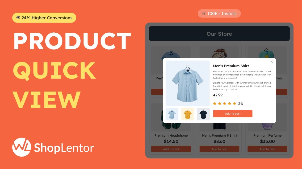 How to Add Product Quick View to Your WooCommerce Store | ShopLentor