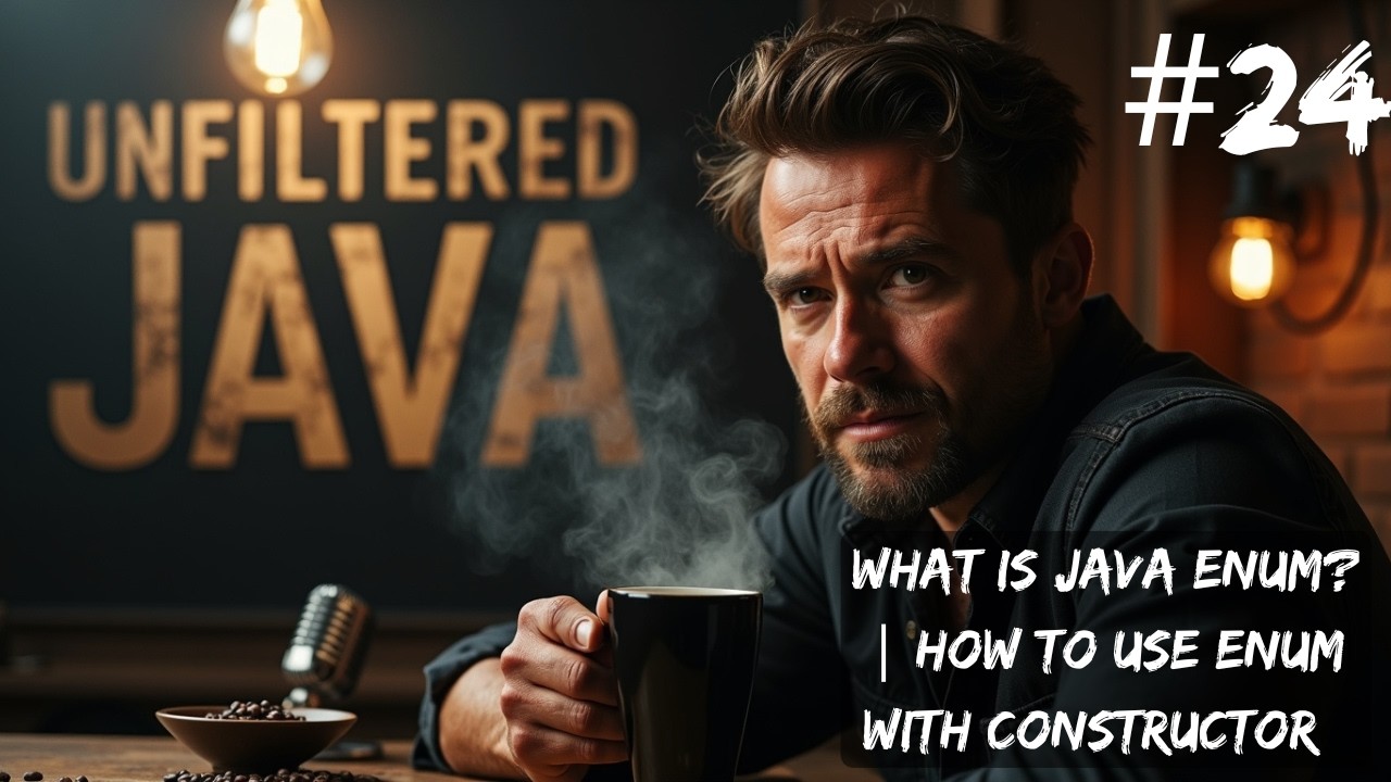 #24 What is Java Enum? | How to Use Enum with Constructor & Methods (Real Example) #java