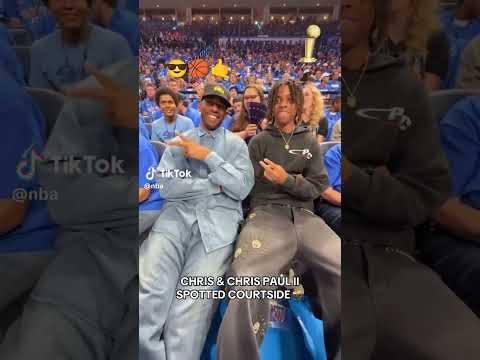 Chris Paul and Son ready for Game 2ππ #new #sports #youtube #youtubeshorts #shorts #basketball #nba