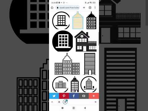 Office building icon free PNG images #แจกฟรี