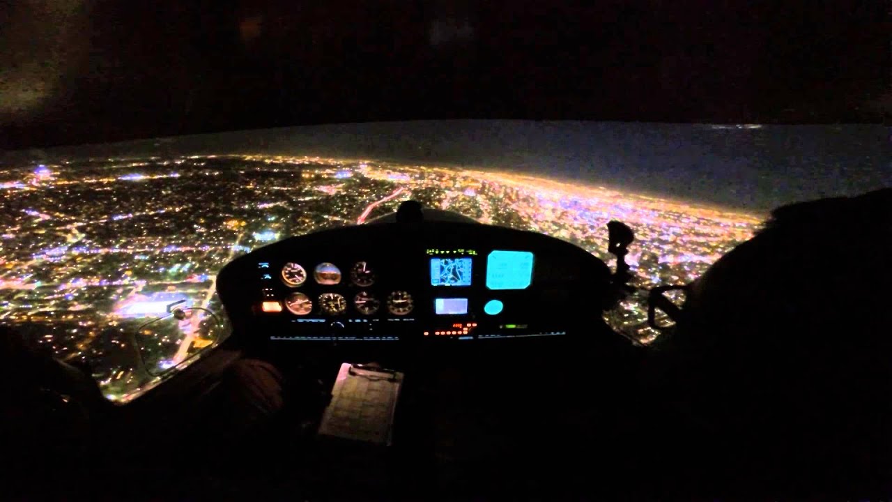 First Night Flight in The Diamond DA40