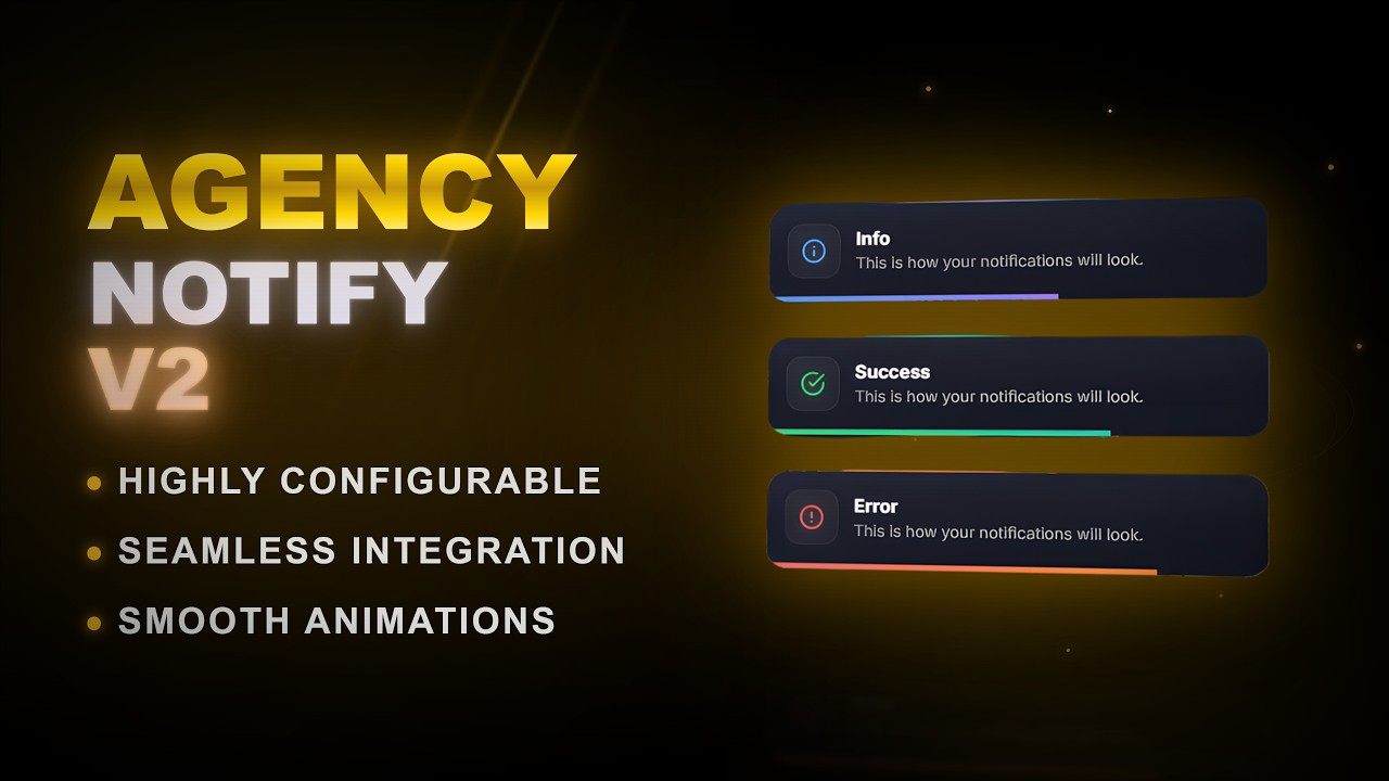 Agency Notify V2 Showcase