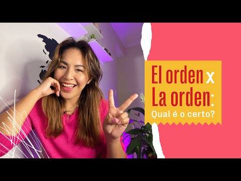 "El orden" ou "La orden"? Qual usar?