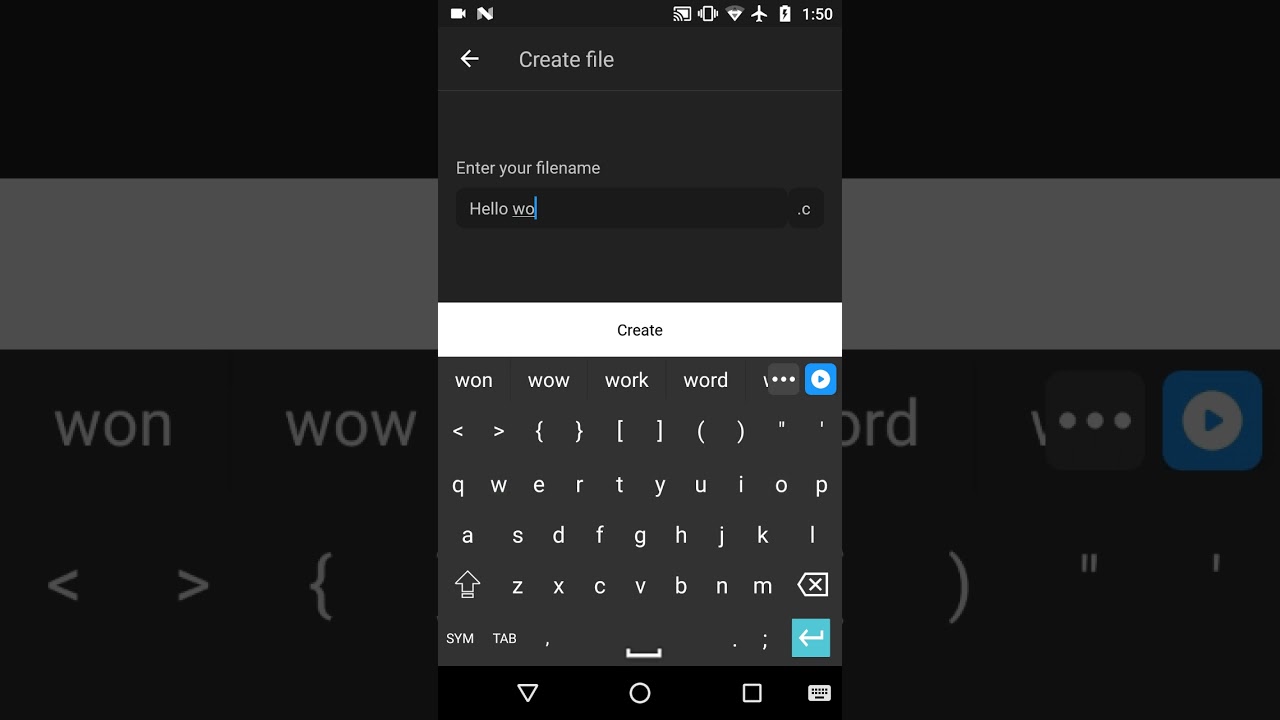 How to create and run a code file on Dcoder, mobile coding platform