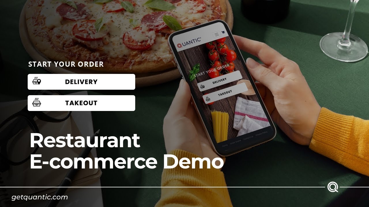 Quantic POS - Restaurant E-commerce Demo