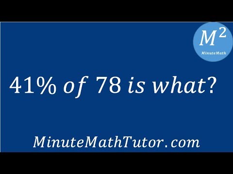 41% of 78 is what?