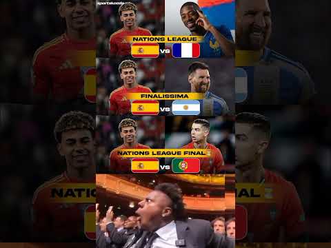 Spain beat France tonight, Lamine Yamal could face both GOATs Messi and Cr7 in two different final,