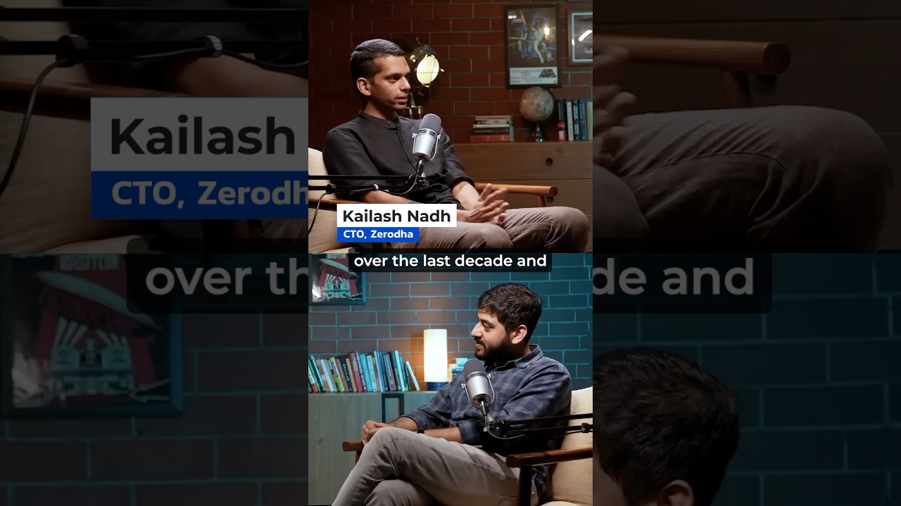 Sneak Peek into Zerodha's Tech Stack Ft. Kailash Nadh, CTO, @zerodhaonline #shorts