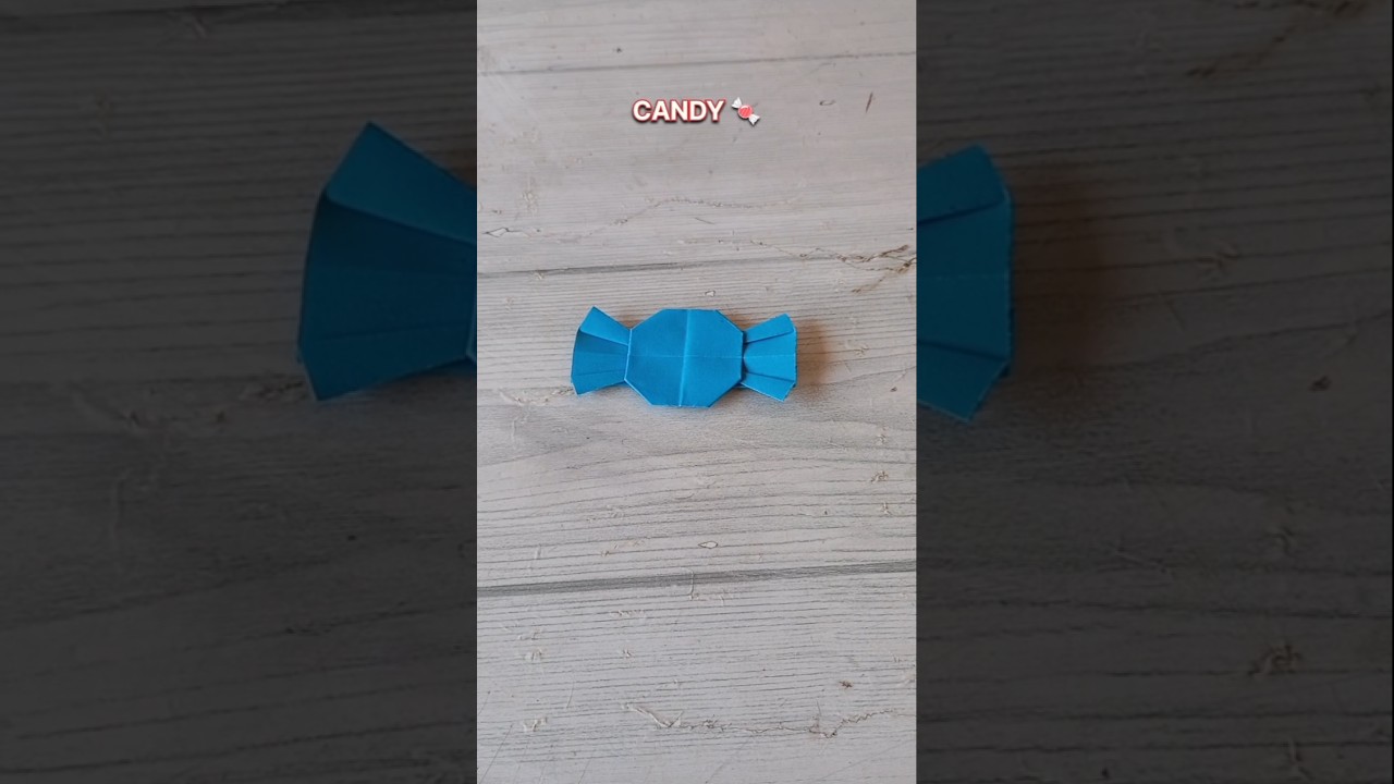 CANDY ORIGAMI TUTORIAL| HOW TO MAKE A PAPER SWEET CANDY ORIGAMI TUTORIAL| FOLDING| HANDMADE CRAFT