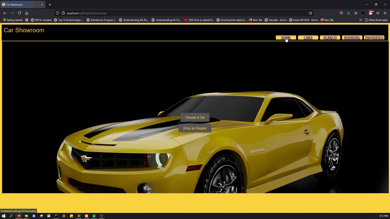 Database Project Demo: Car Showroom Management System