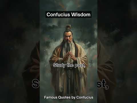 Confucius’ Wisdom: Study the past,