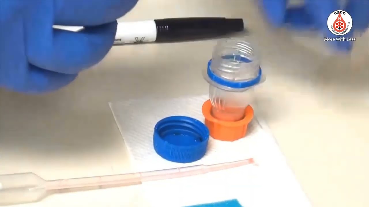 01R1 Processing of a single specimen of any cellularity to make a cell block with Nano Unit