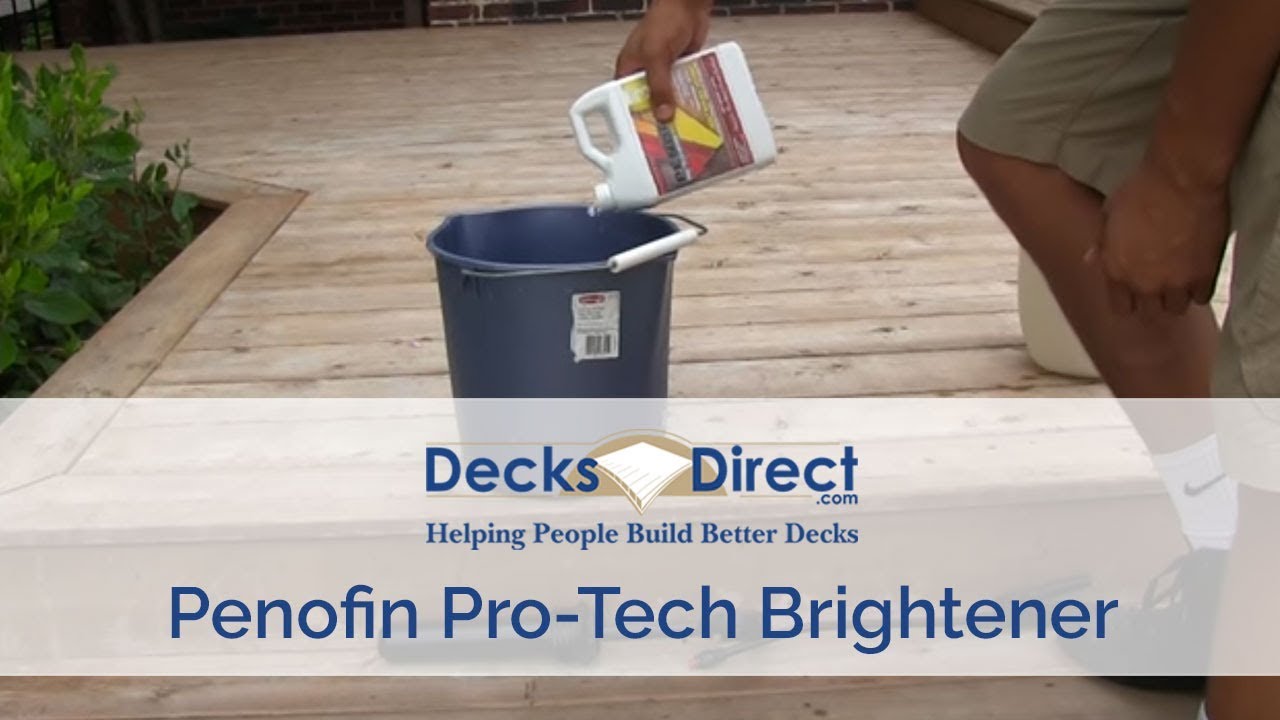 Penofin Pro-Tech Brightener with DecksDirect.com