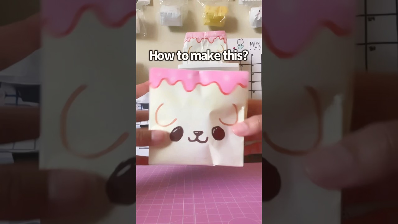 🍰Diy jumbo paper squishy #papersquishy #squishy #papercraft #cutecrafts #diy #diycrafts #cute