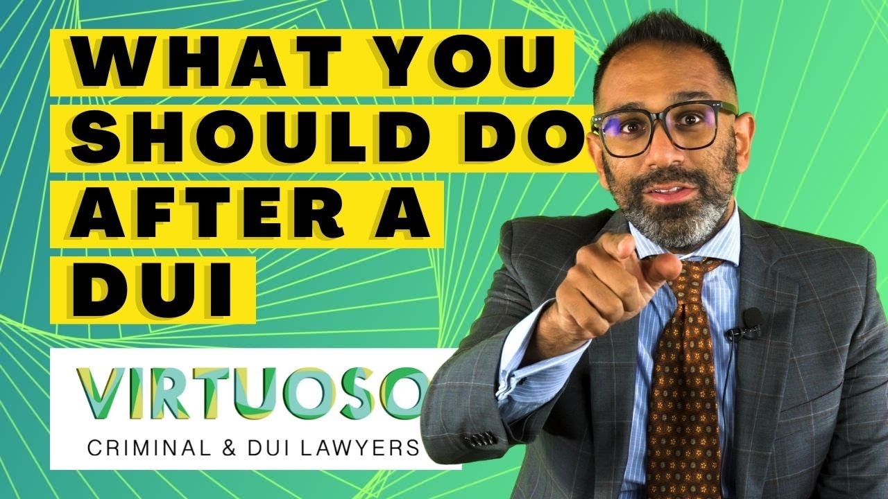What You Should Do After a DUI Arrest