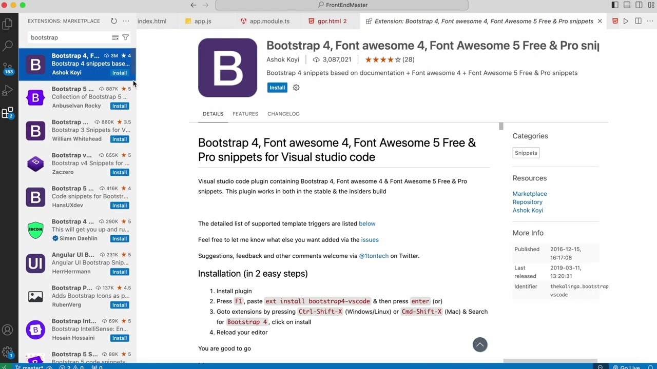 How to Install Bootstrap in Visual Studio Code | Test & Run Bootstrap