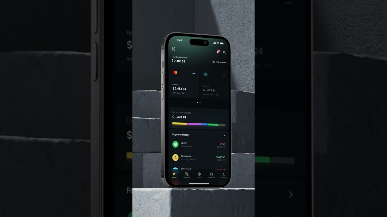 Mobile banking app #ui #figma #webdesign #figmadesign #designsystems #uiux #uidesign #ui #design