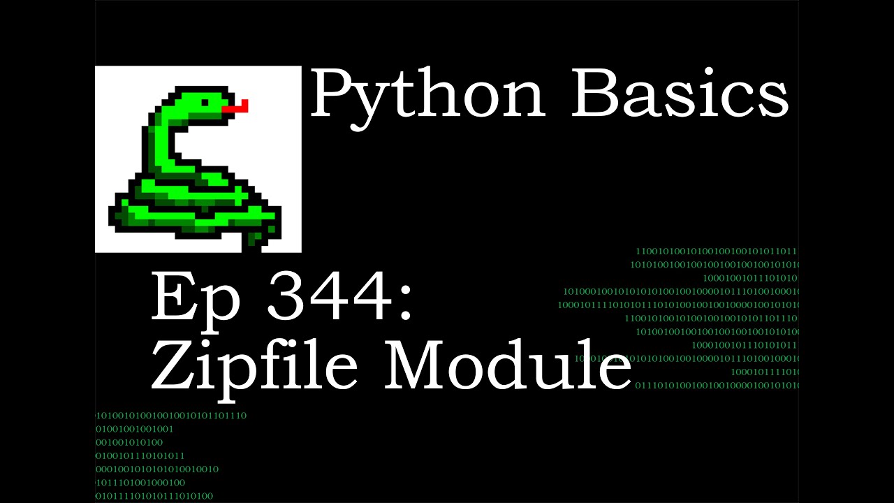 Python Basics Zipfile Module