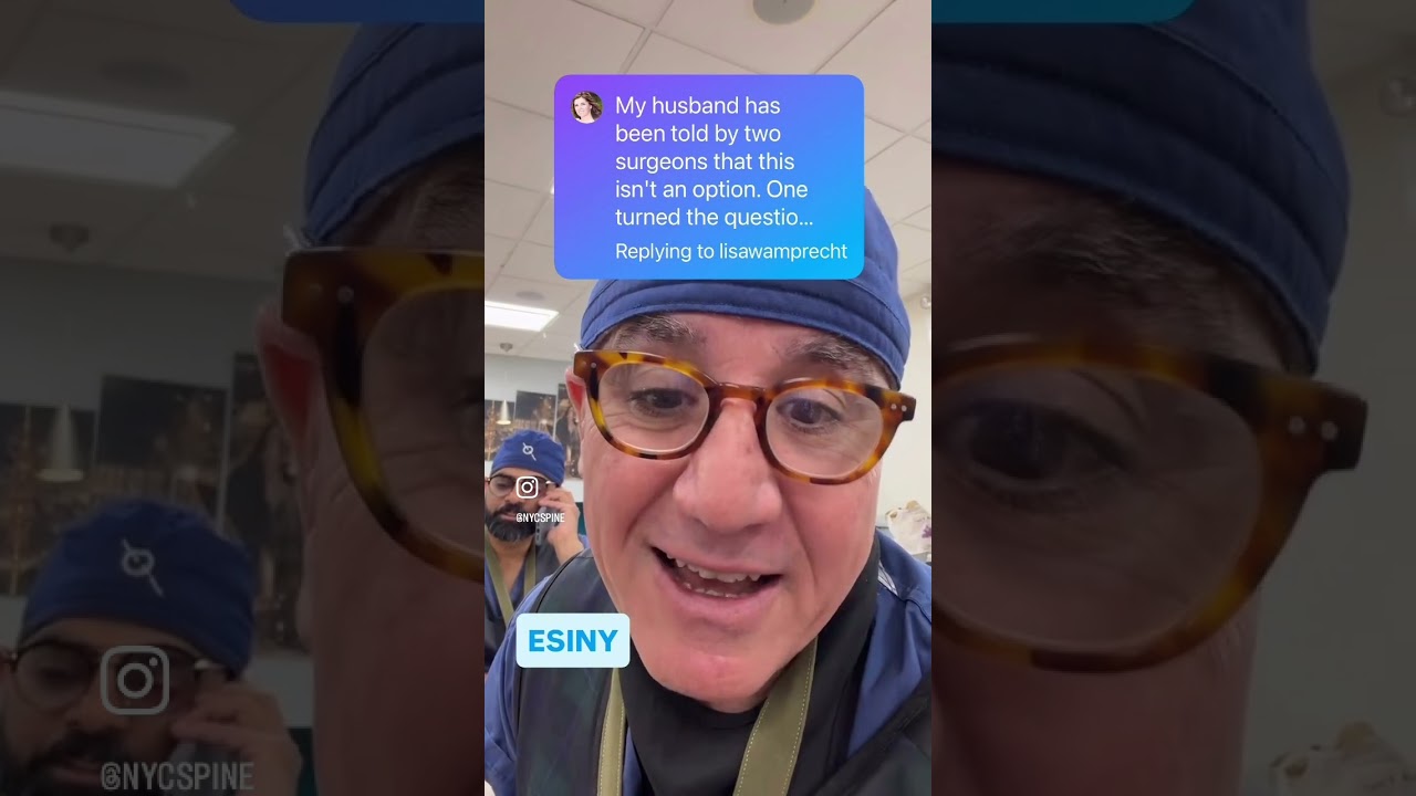 Why don’t they tell you endoscopic spine surgery is an option #SpineSurgery #Fusion ￼