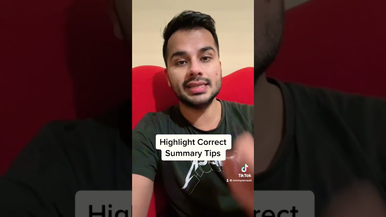 PTE Highlight Correct Summary Tips | M and MM PTE / NAATI