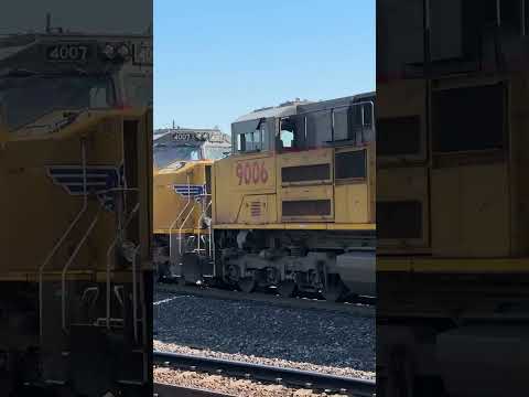 Union Pacific Power Move, locomotive #8369 leads #4007, #9006, #7624, and #7314.