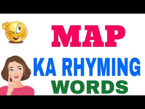 Map ka rhyming word | Rhyming words of Map | Map rhyming words