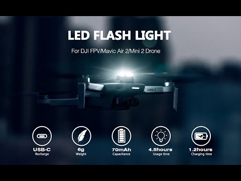 DJI FPV FLASH （Flashing Strobe Lights All Drone Used 4 Colors In a Light）