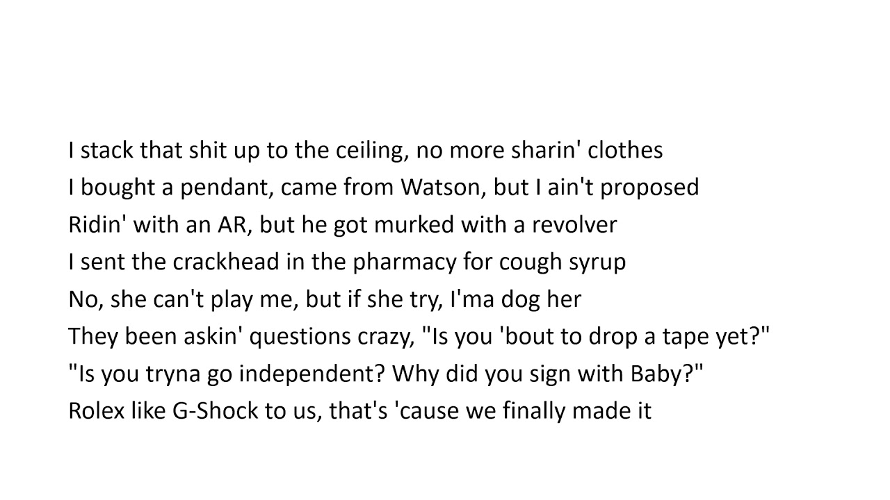 Lil Baby ft Rylo Rodriguez - Forget that - (lyrics)