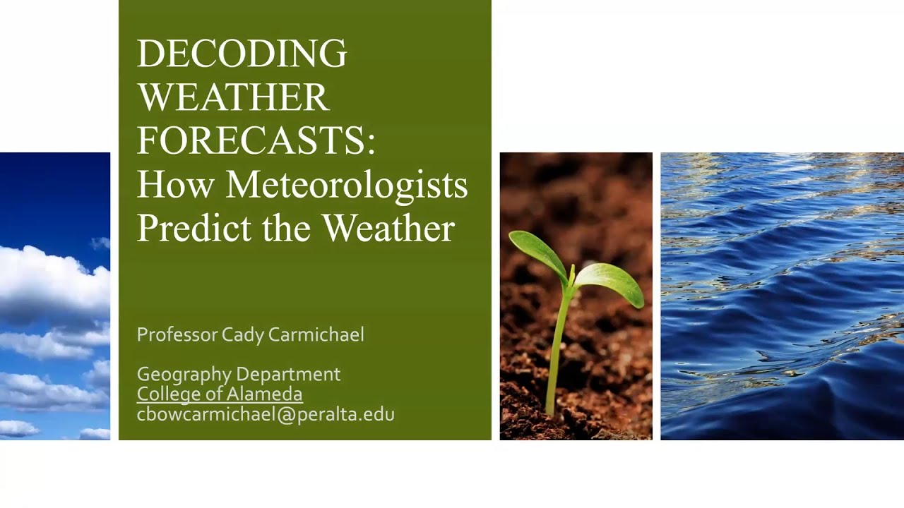 Decoding Weather Forecasts: How Meteorologists Predict the Weather
