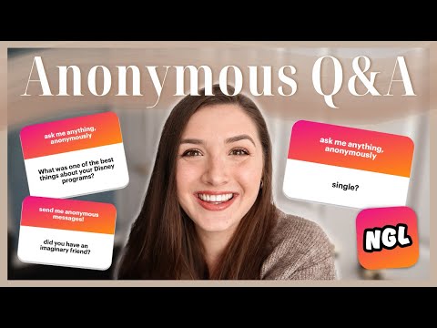 NGL Anonymous Q&A Ask Me Anything - Answering Anonymous Questions From Followers to Get to Know Me!