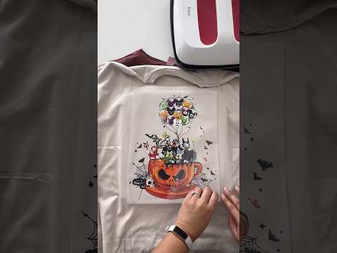 DIY Disney T-Shirts for Fall π | Easy DTF Transfers with Cricut Easy Press! #disneyland2024