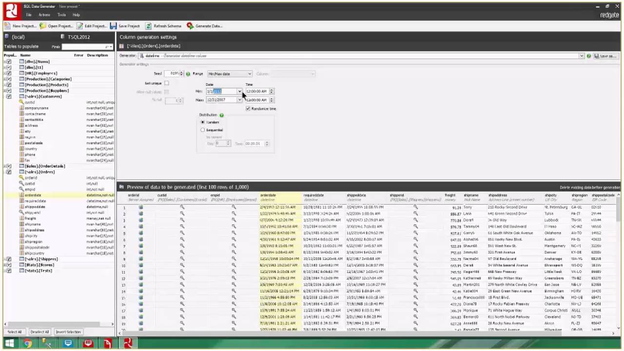 Part 4 - SQL Data Generator - Redgate SQL Toolbelt Essentials