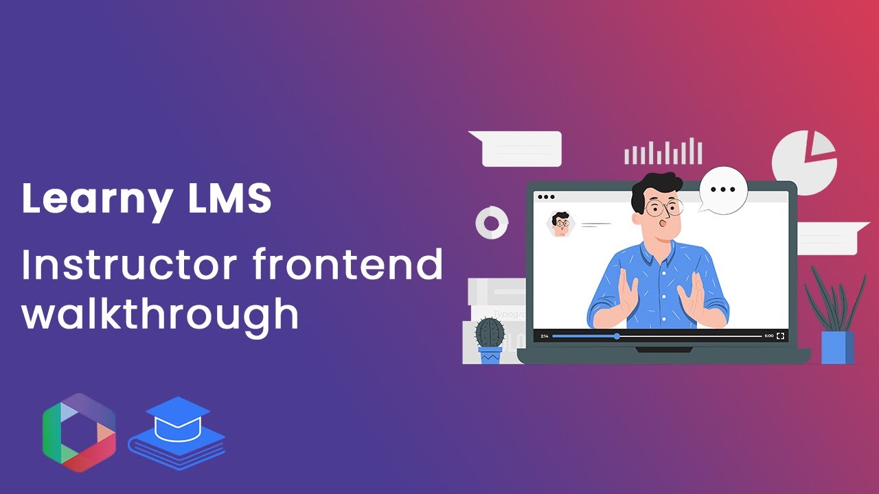 Learny LMS- Instructor frontend walkthrough