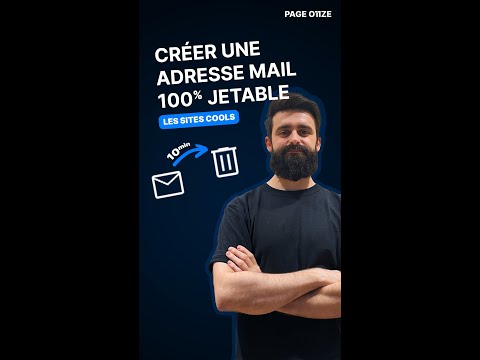 Créer une adresse mail 100% jetable ! (adresse temporaire) #Shorts