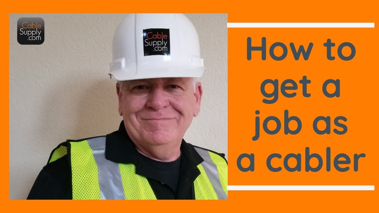 How to get a Computer Network Cabling Job  *** without Experience Part 1
