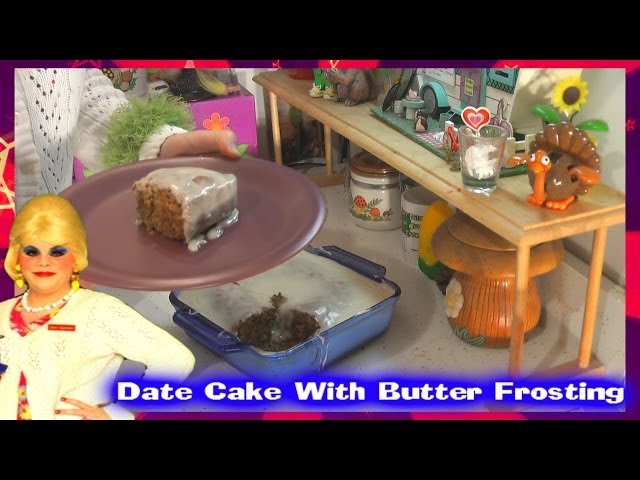 How to Make a Delicious Date Cake with Butter Frosting Inspired by ...