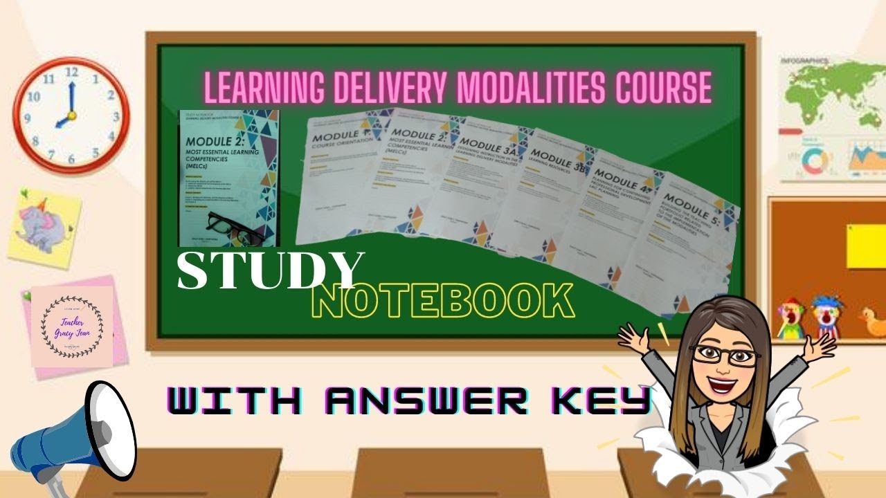 DepEd LDM Course 2 STUDY NOTEBOOK with Answer Key Module 1-2