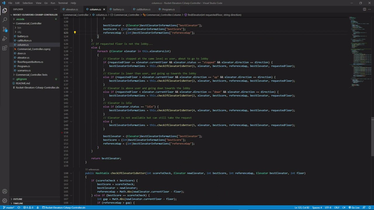 Rocket Elevators Commercial Controller C# Walkthrough