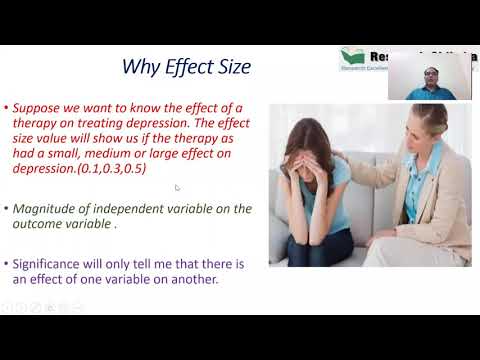 Effect Size estimation for meta analysis SMD case