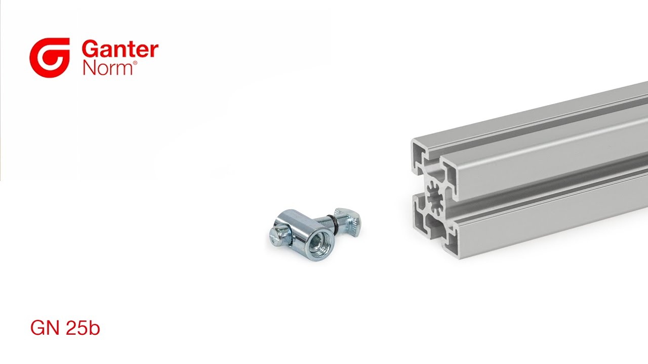 Quick Release Connectors GN 25b – Fast & Secure Aluminum Profile Connections | Otto Ganter