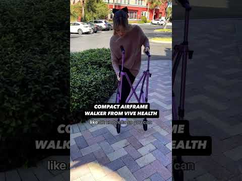 A walker designed for ultimate lightweight convenience 🪶 #rollingwalker #mobilityaid