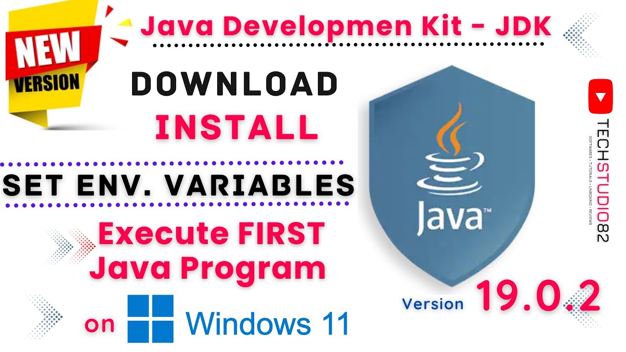 How to Download & Install Java JDK 19 on Windows 11| Set JAVA_HOME Path| Java Development Kit