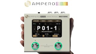 Hotone Ampero Mini Multi FX and Amp Modeller Pedal In Vanilla ...