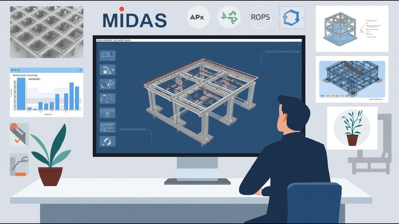 MIDAS Tutorial - Modelling and Design of Steel Structure