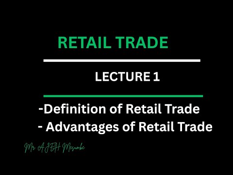 Definition of Retail Trade\ What is Retail Trade