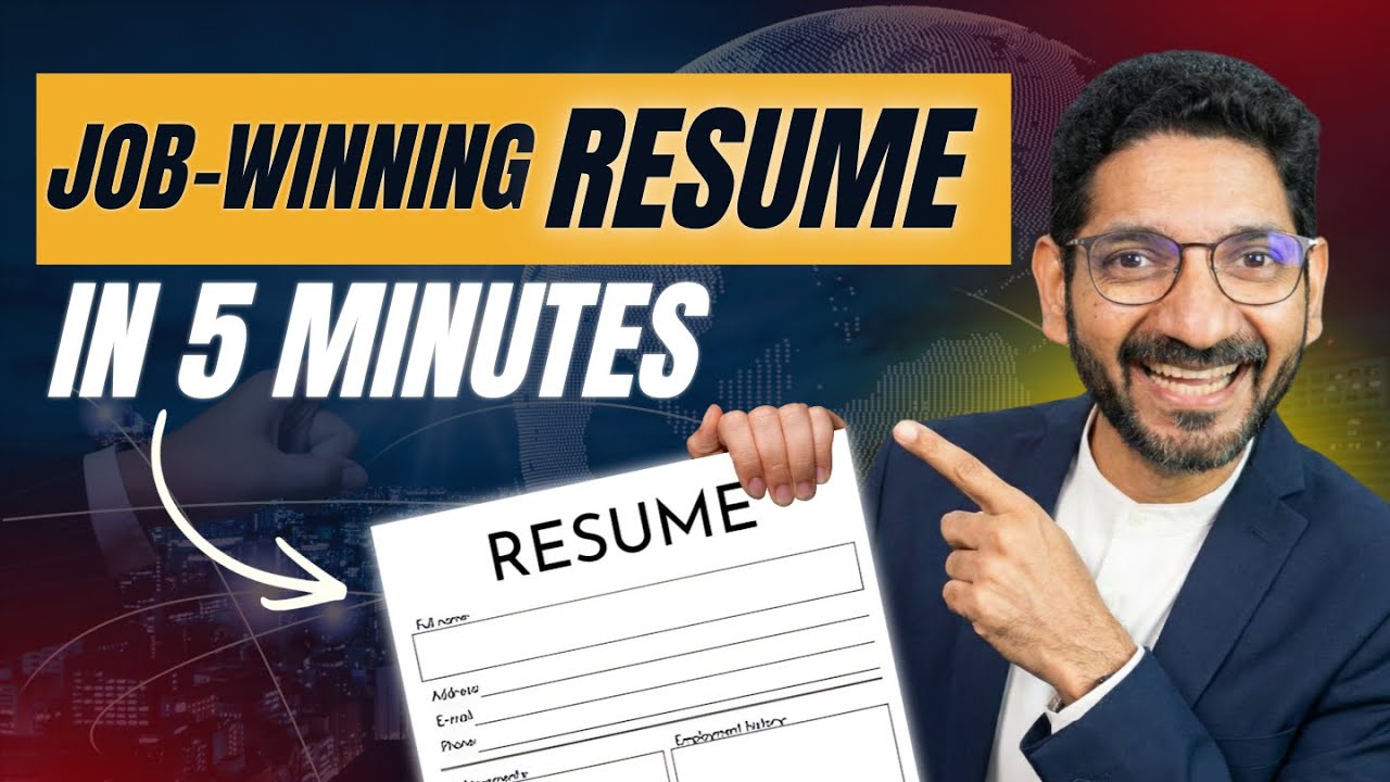 Build a Job-Winning Resume in 5 Minutes (Using AI the RIGHT Way) | Real Demo 2026