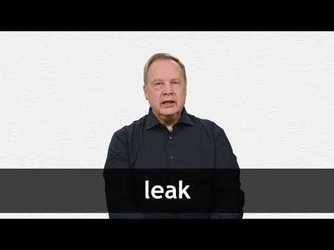 LEAK definition and meaning | Collins English Dictionary