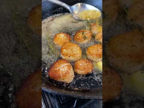 How To Cook Perfect Scallops #SHORTS