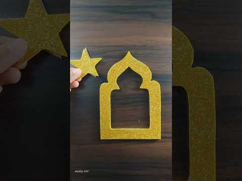 Diy Ramadan mubarak craft#ramadan mubarak 2023 #shorts
